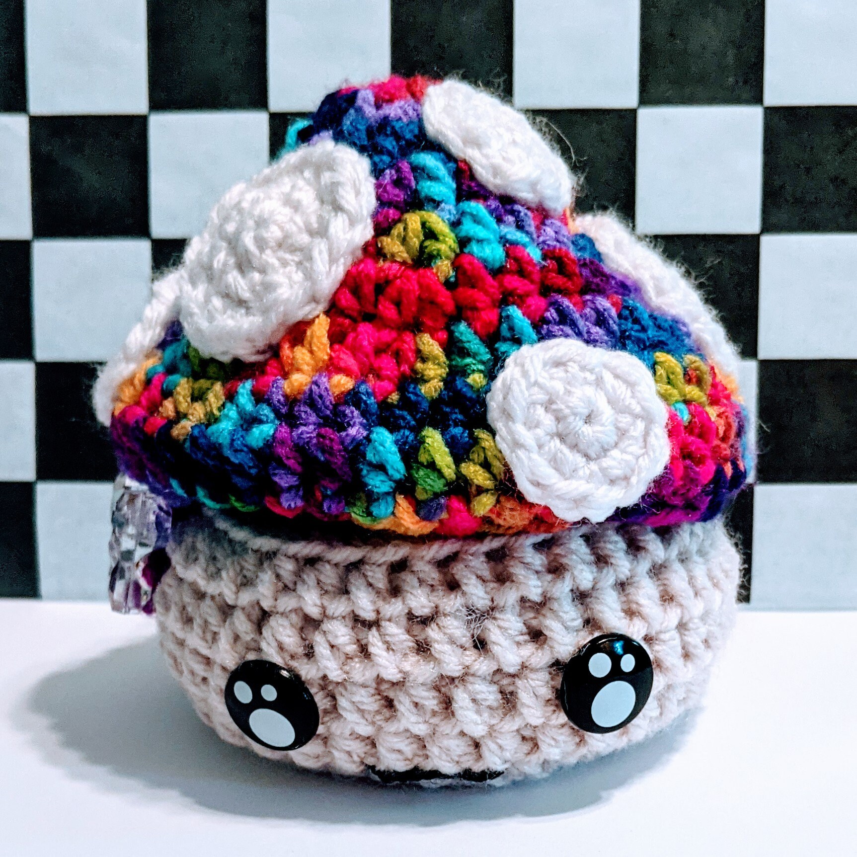 Mushroom Stuffie Dice Bag Amigurumi Kawaii Geeky Gamer Gift - Etsy
