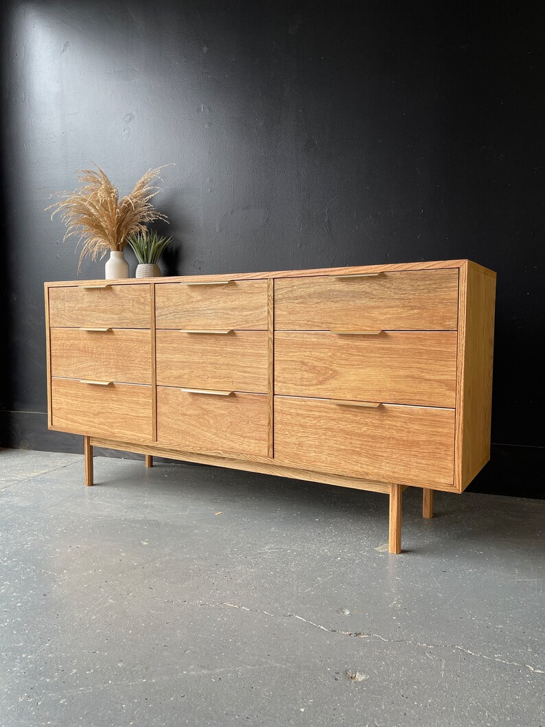 Available Mid Century Modern Oak Dresser / Credenza - Etsy