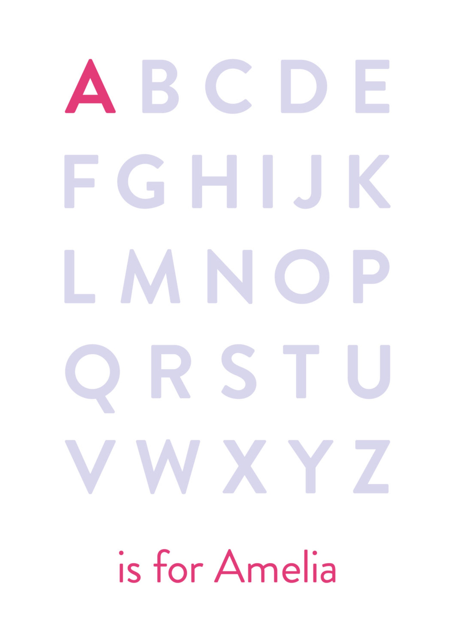 Personalised Baby / Children's Alphabet Name / Monogram / - Etsy