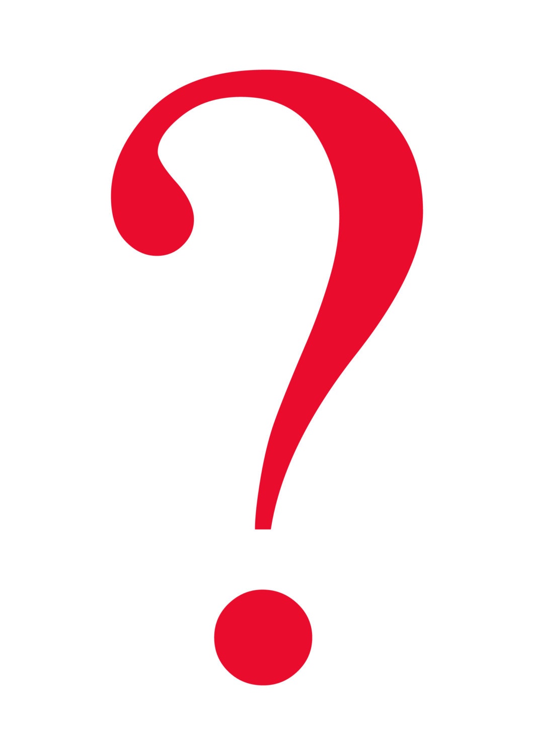 QUESTION MARK Poster Print Custom Colours Designer - Etsy