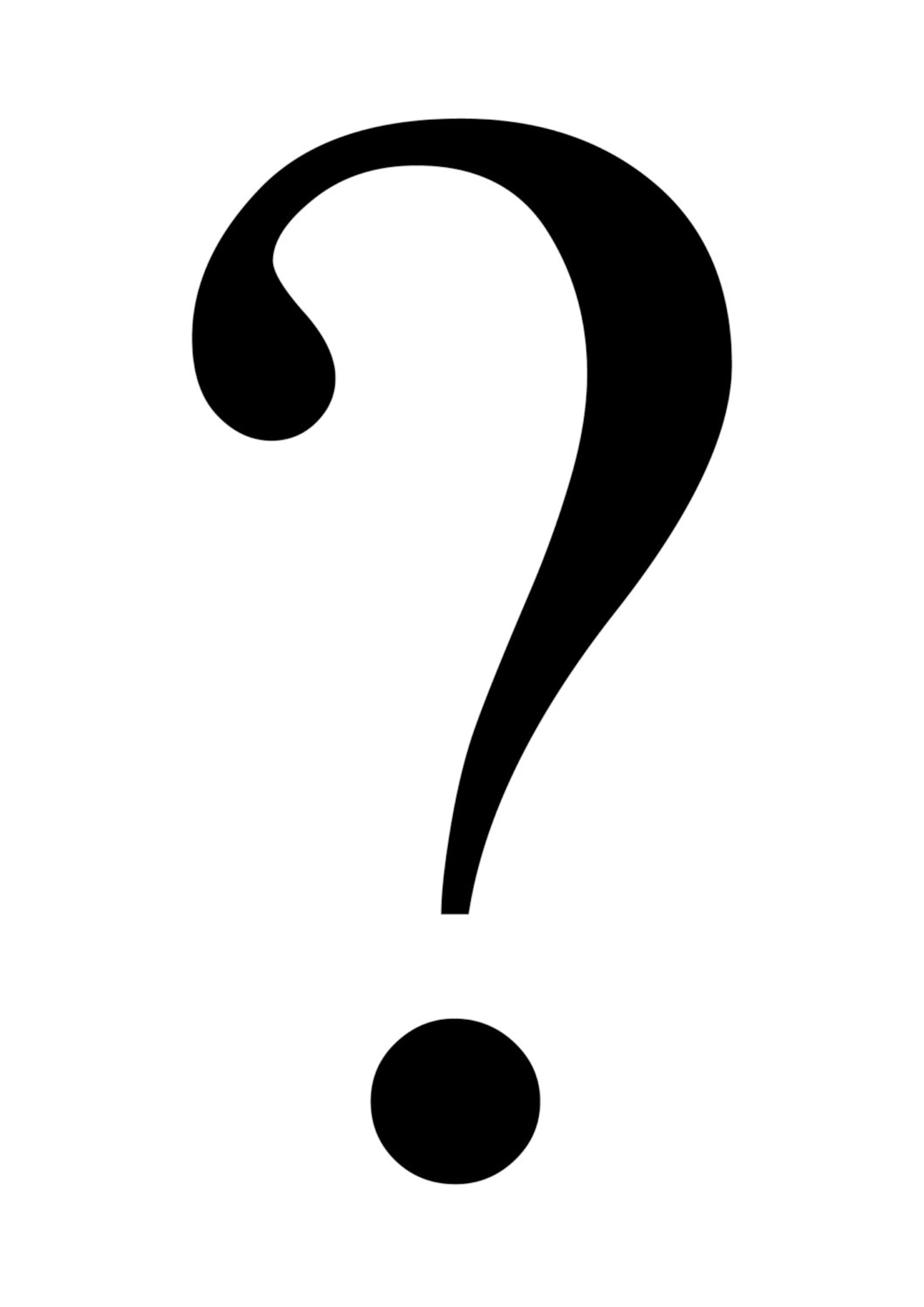 QUESTION MARK Poster Print Custom Colours Designer - Etsy