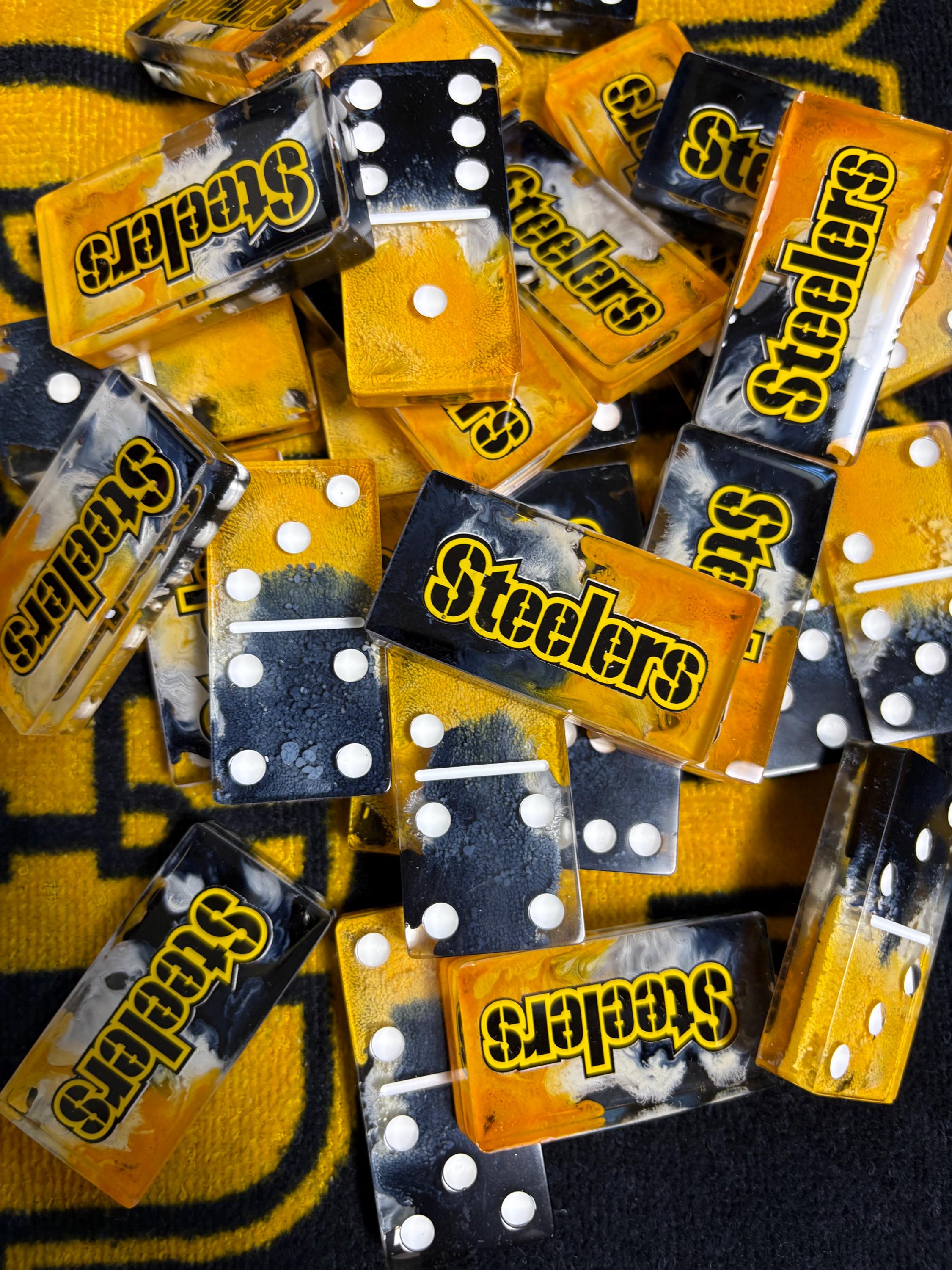 Sports Team Dominoes: Handmade Epoxy Resin Set - Etsy