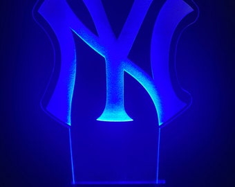 Yankees Night Light - Etsy