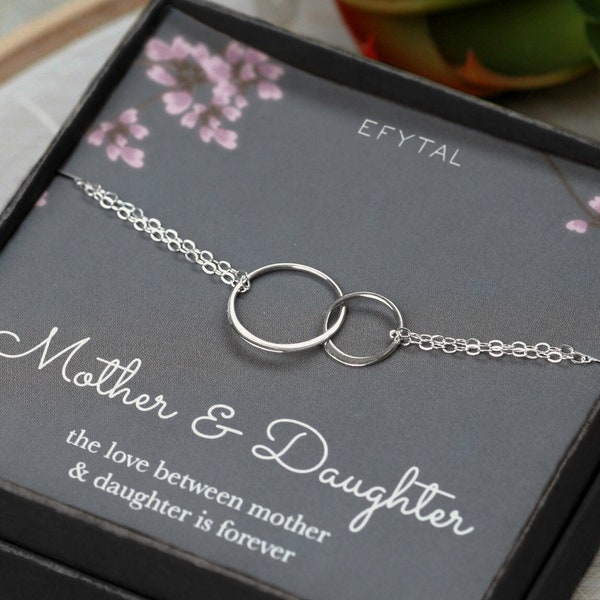 Mother Daughter Rings Set of 2 - Etsy