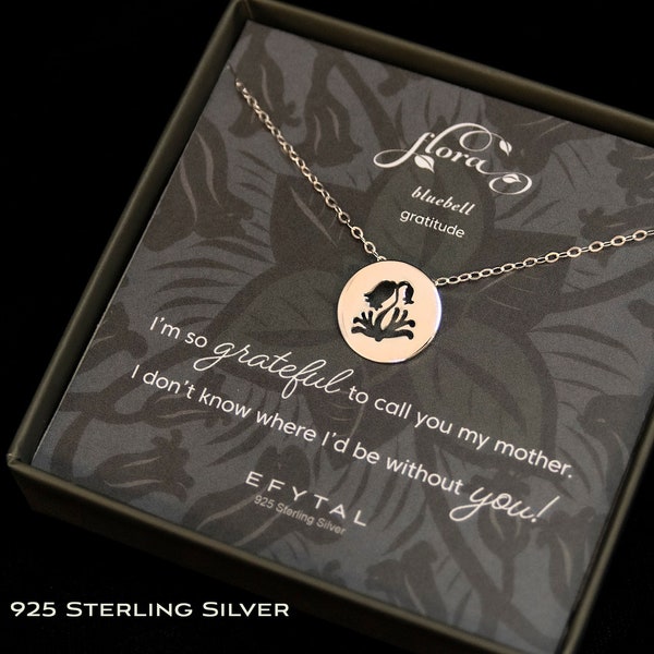 Thank You Mom Necklace - Etsy