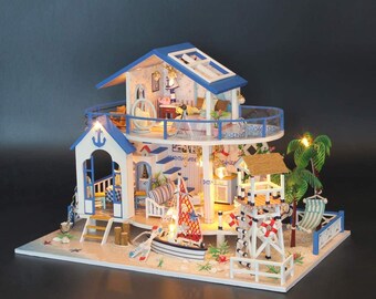 Miniature Beach House Kit - Etsy