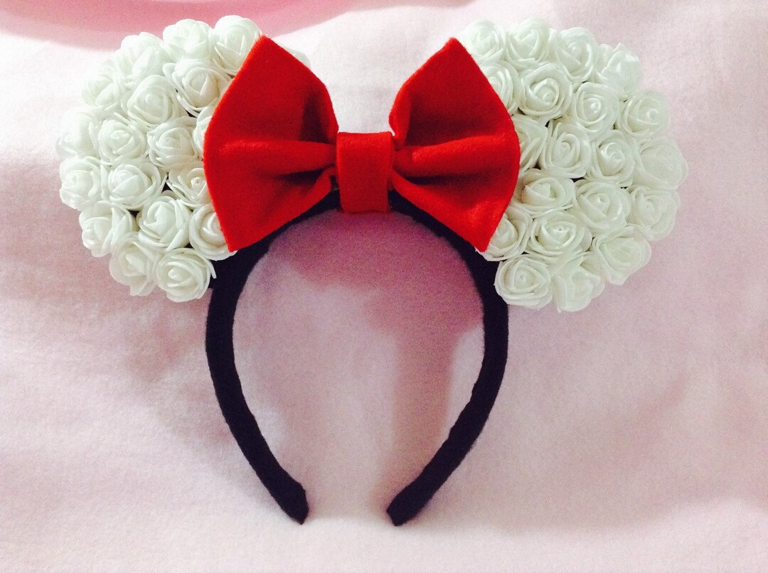 Orejas de ratón Minnie mini rosa - Etsy España
