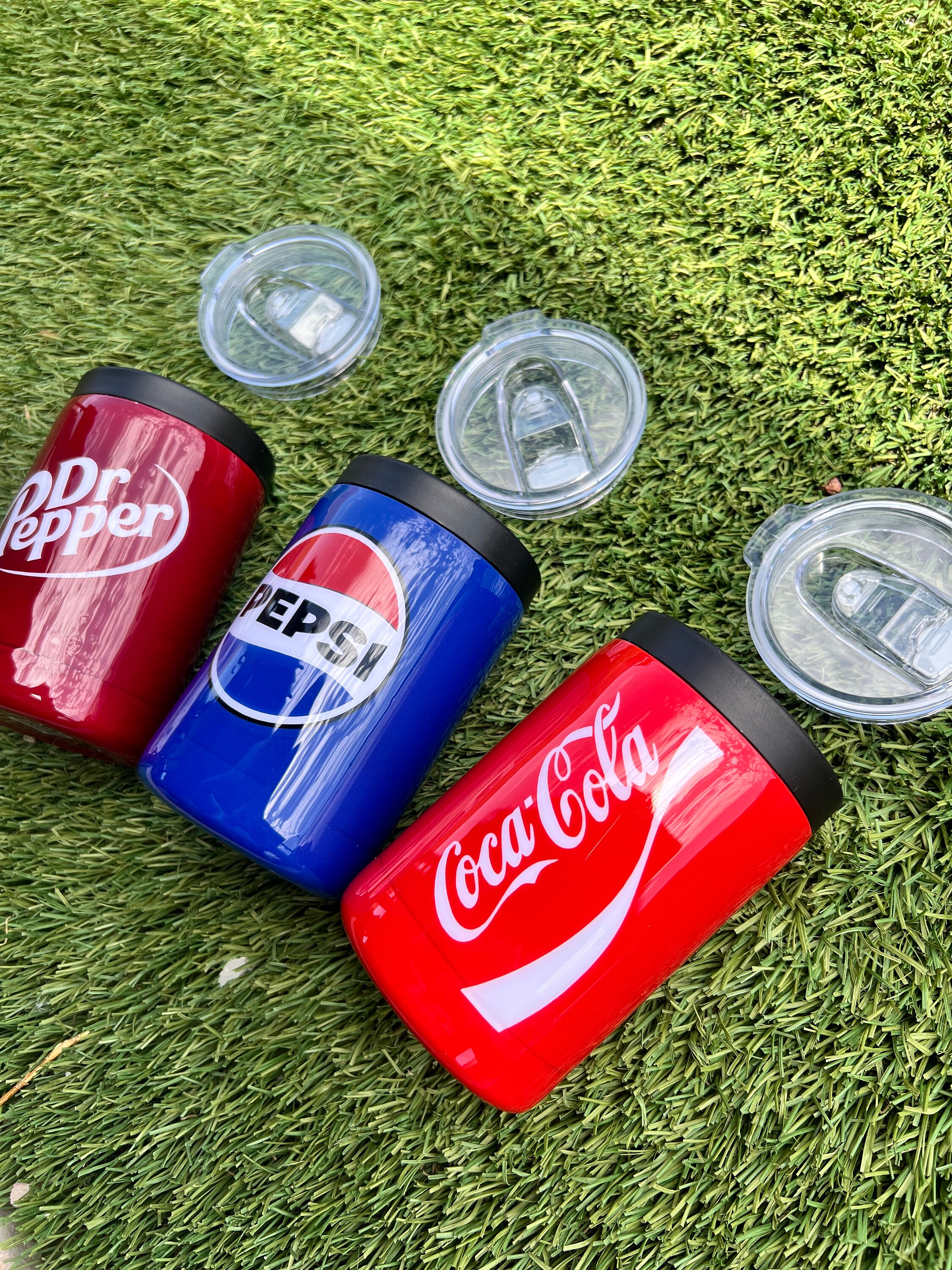 Pepsi, Coke, Dr. Pepper Can Cooler, Tumblers Soda Collection - Etsy