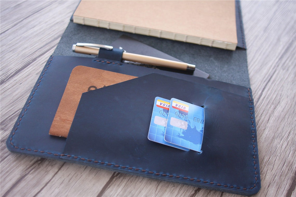 Custom Leather Notebook Covers Refillable Personalized Leather | Etsy