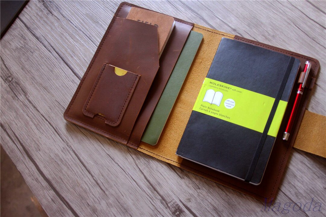 Personalized Notebook Leather Journal Cover, Moleskine Cover ...