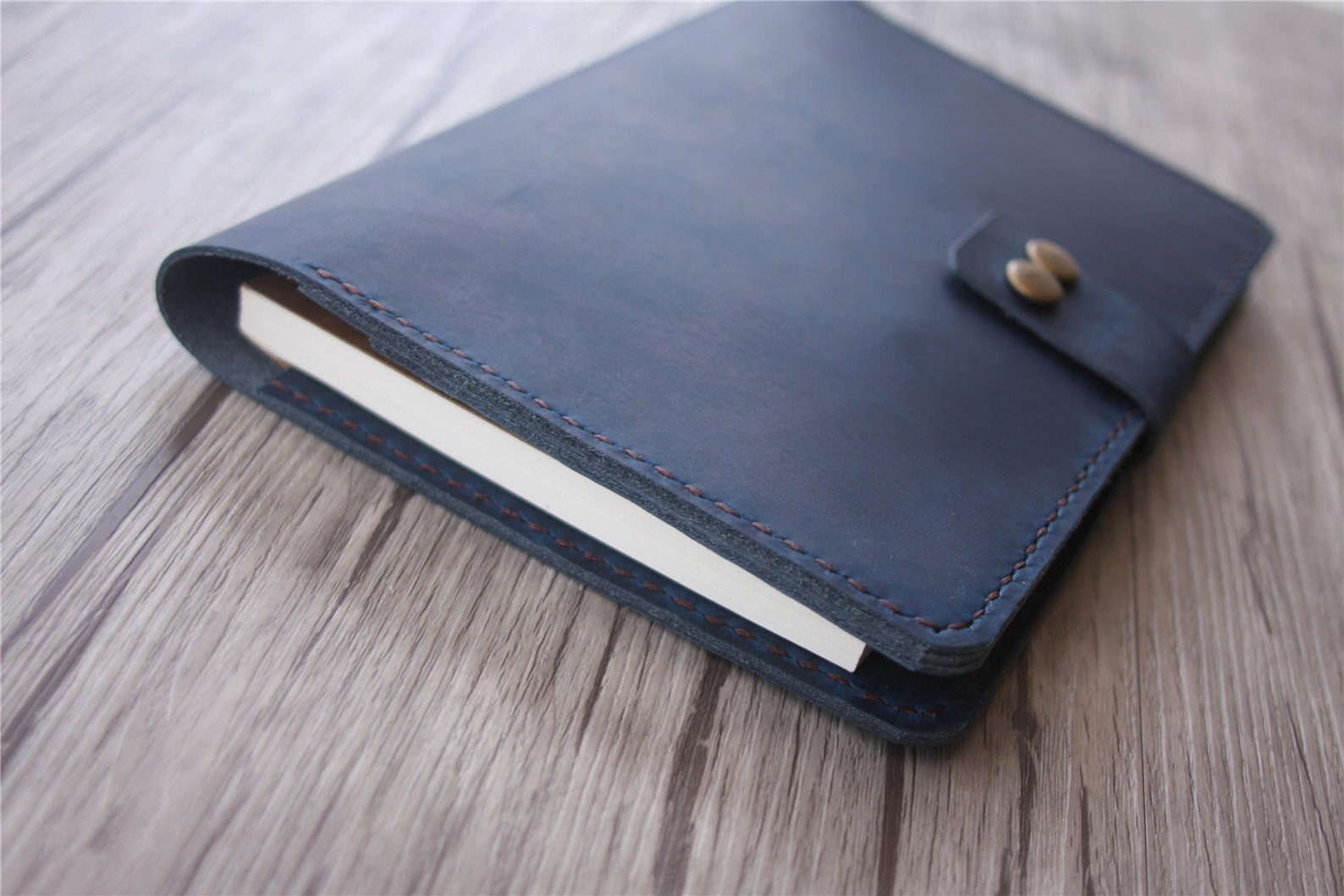 Custom Leather Notebook Covers Refillable Personalized Leather - Etsy