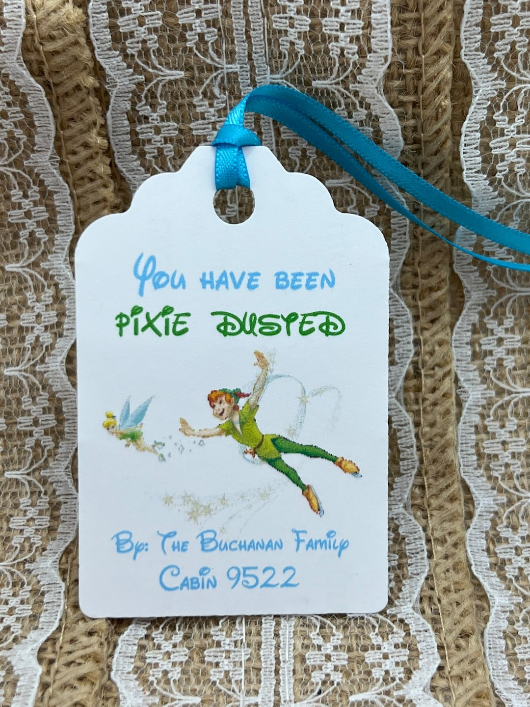 Pixie Dust Gift Tag, Pixie Dust Cruise, FE Tag, Pixie Dust Gift Tag, Disney Cruise, Fish ...