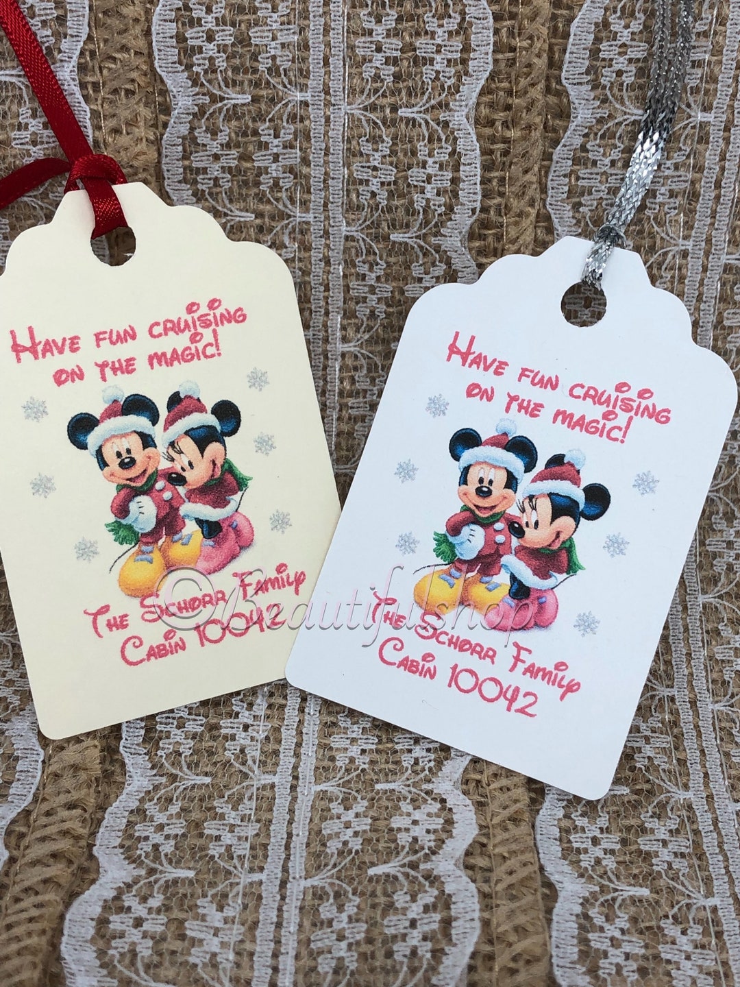 FE Tag, Fish Extender, Merrytime Themed Gift Tag, Disney Cruise ...