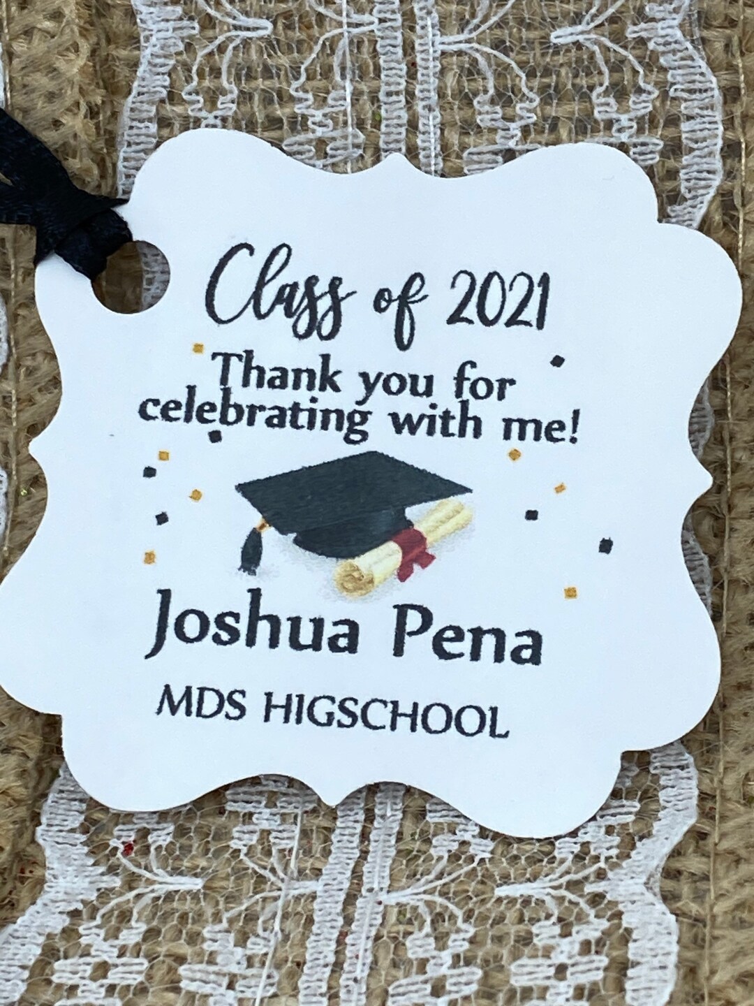 Graduation Favor Tags, Thank You Tags, Gift Tags, Graduation Tags ...