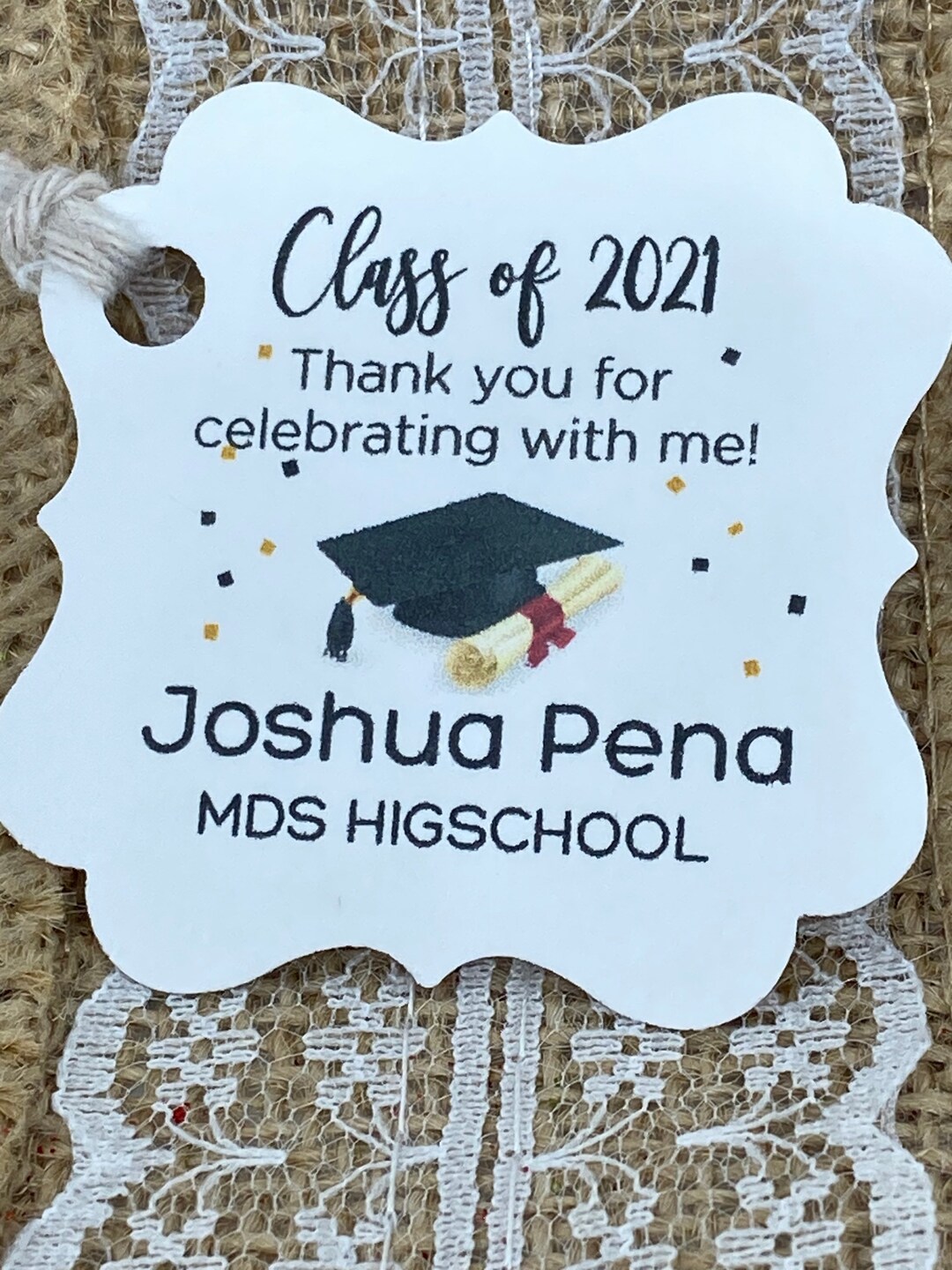 Graduation Favor Tags, Thank You Tags, Gift Tags, Graduation Tags ...