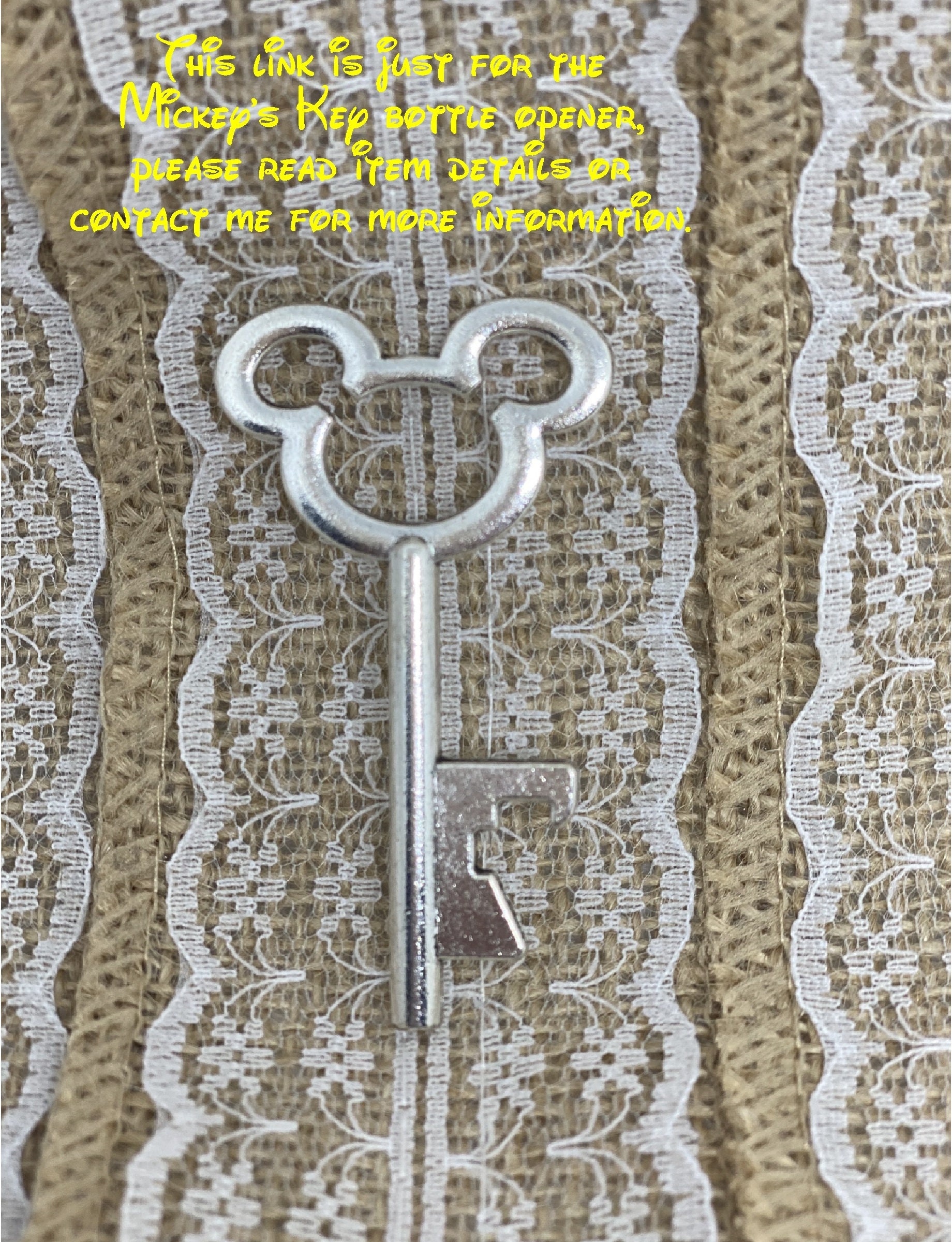 Mickey Key Bottle Opener Mickey's Key Cute Mickey Shape - Etsy