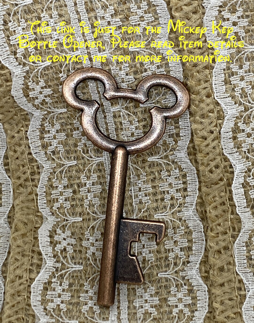 Mickey Key Bottle Opener, Mickey's Key, Cute Mickey Shape Key, Key ...