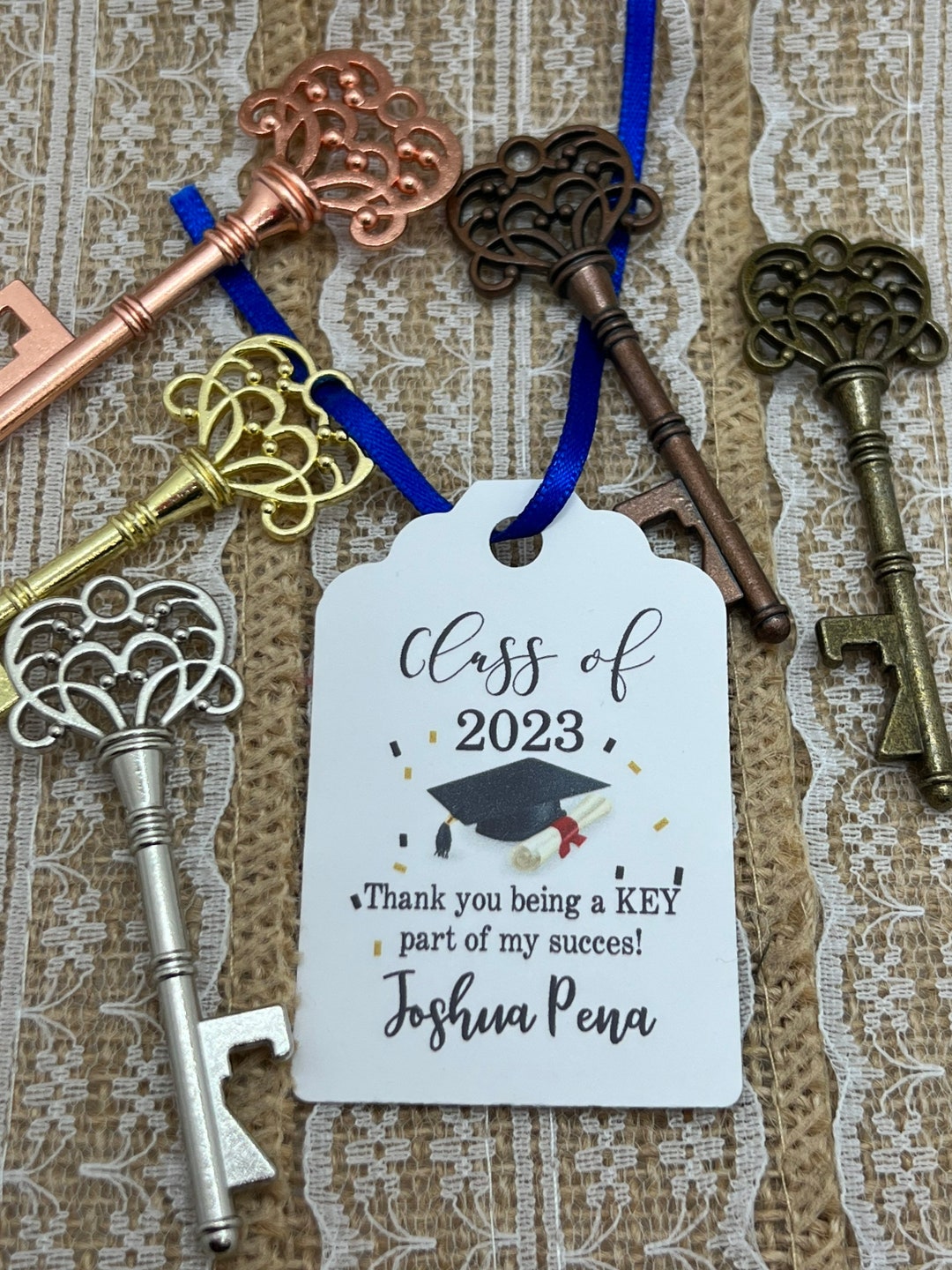 Key Bottle Openers AND TAG, Graduation Class, Graduation Tags ...