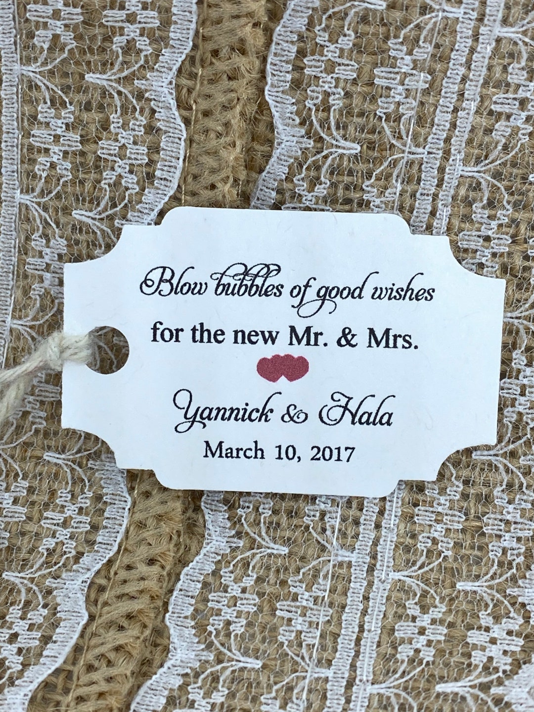 Bubbles Favor Tags Wedding Tags Thank You Tags Favor Tags - Etsy