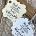Fan Tags, Personalized Favor Tags, Wedding Tags, Love, Thank You Tags ...