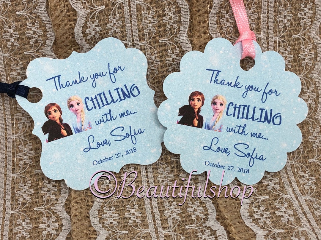 Frozen 2 Favor Tags, Thank You Tags, Favor Tags, Gift Tags, Frozen ...
