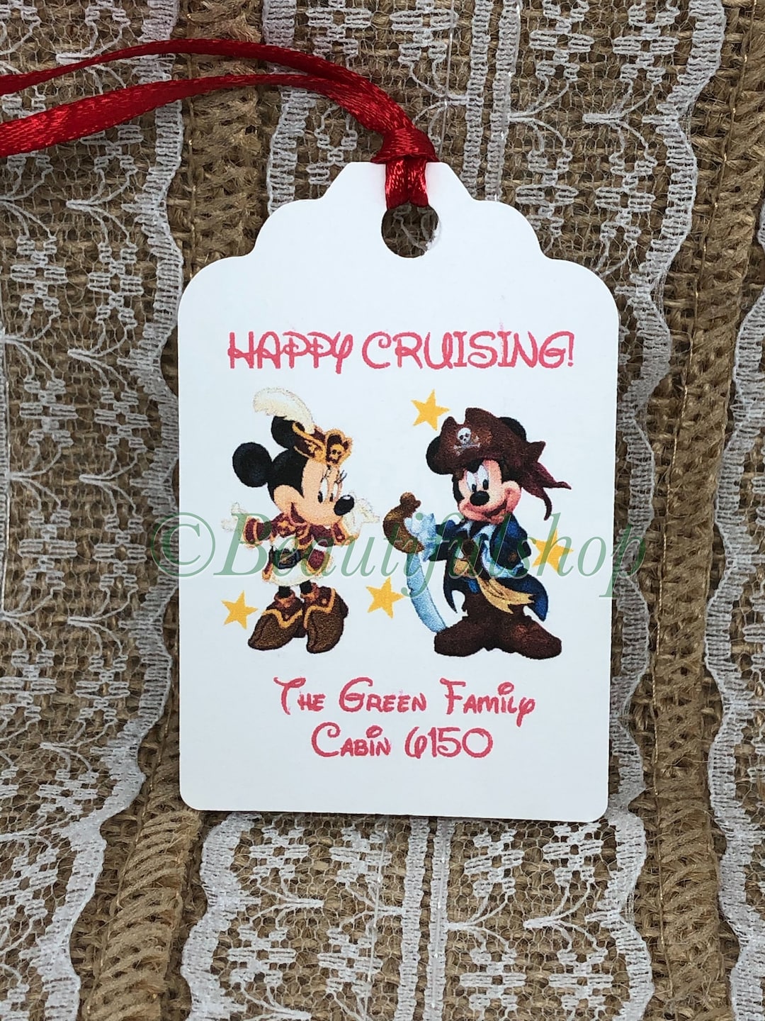 Disney Cruise Favor Tags, Pirate Night, Thank You Tags, Cruise, Fish ...