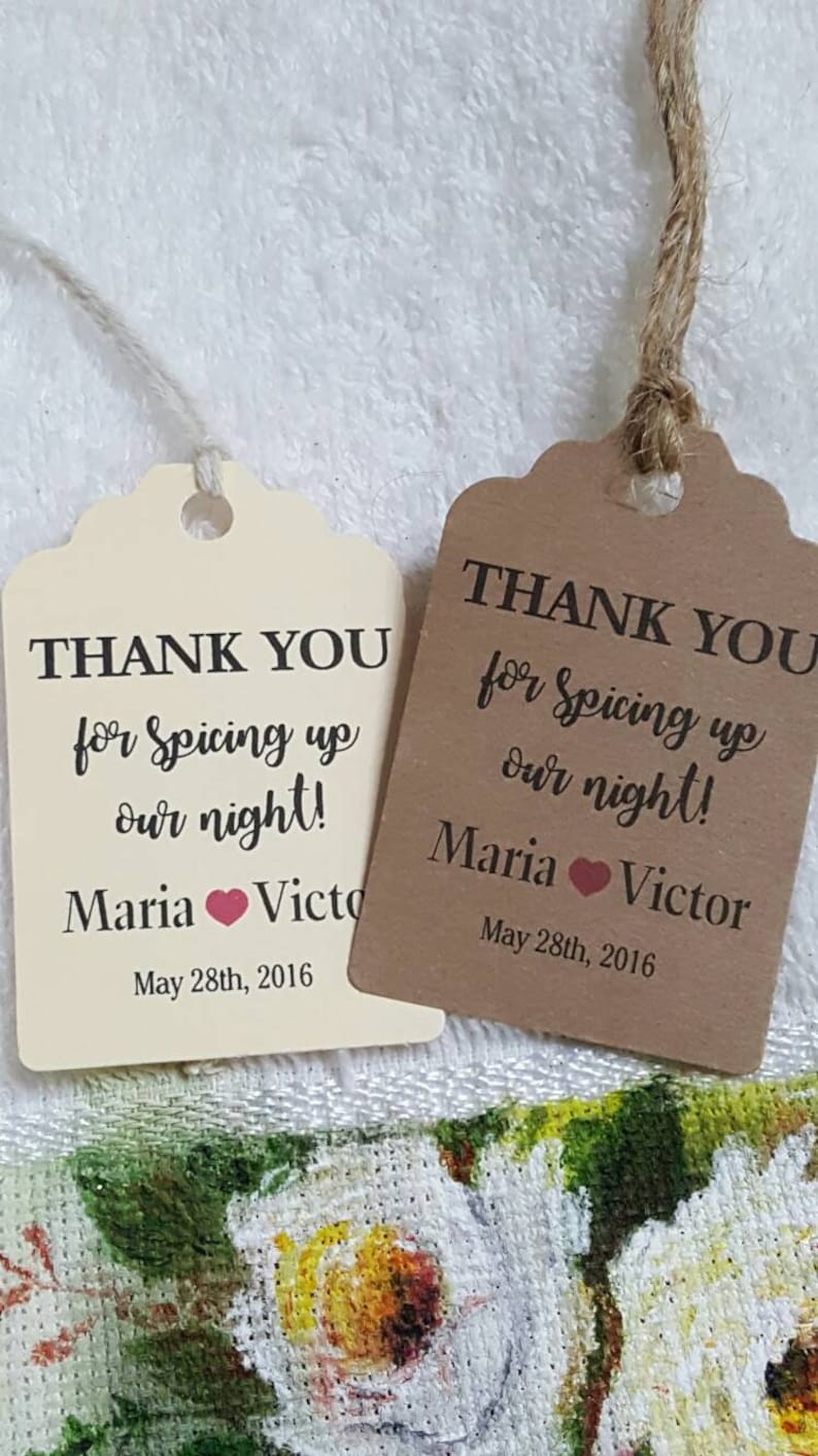 Hot Sauce Favor Tags, Hot Sauce Tags, Wedding Tags, Thank You Tags ...