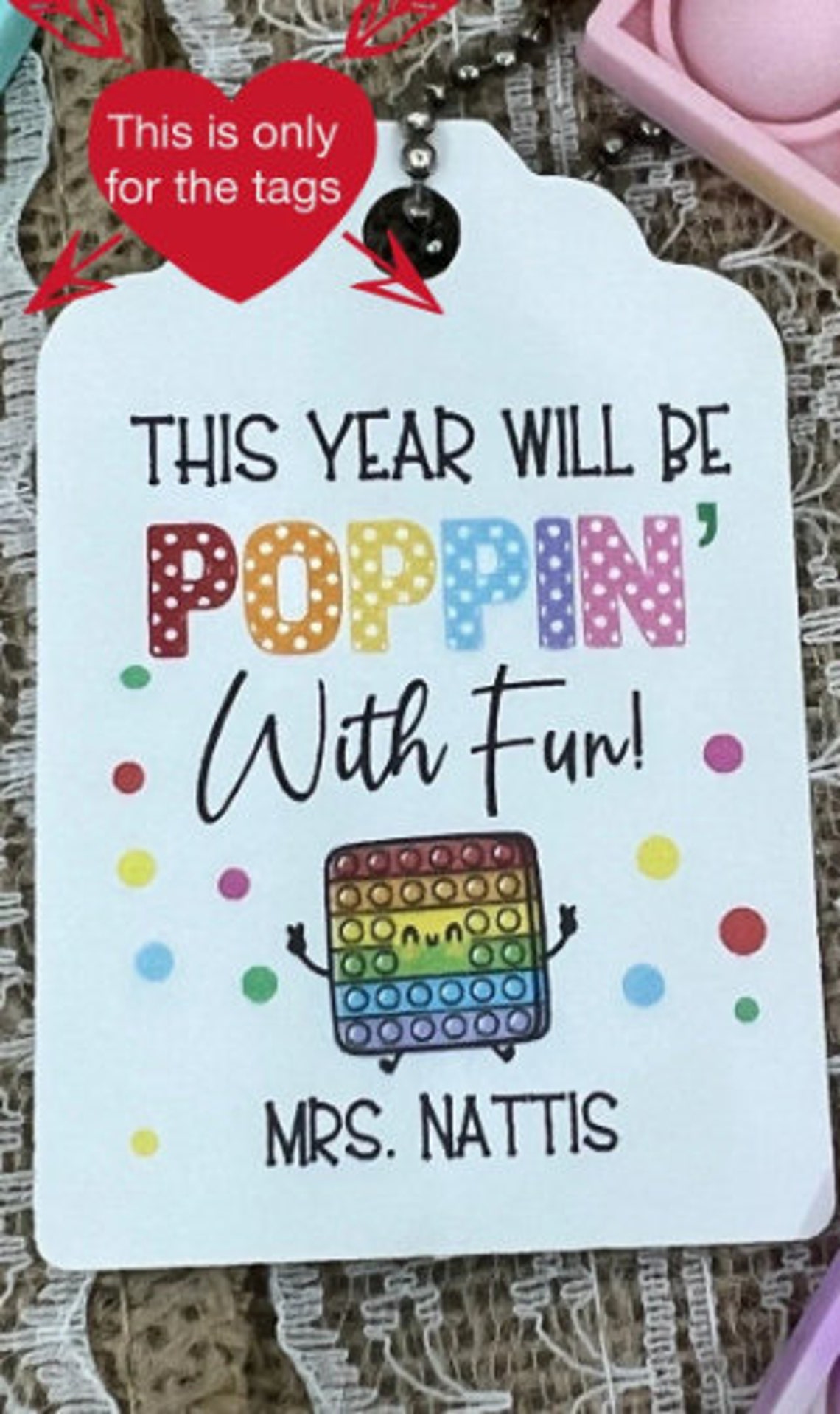 Pop It BACK TO SCHOOL Fidget Poppin for Boys Girls Kids - Etsy