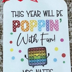 Pop It BACK TO SCHOOL, Fidget Poppin for Boys Girls Kids, Class ...