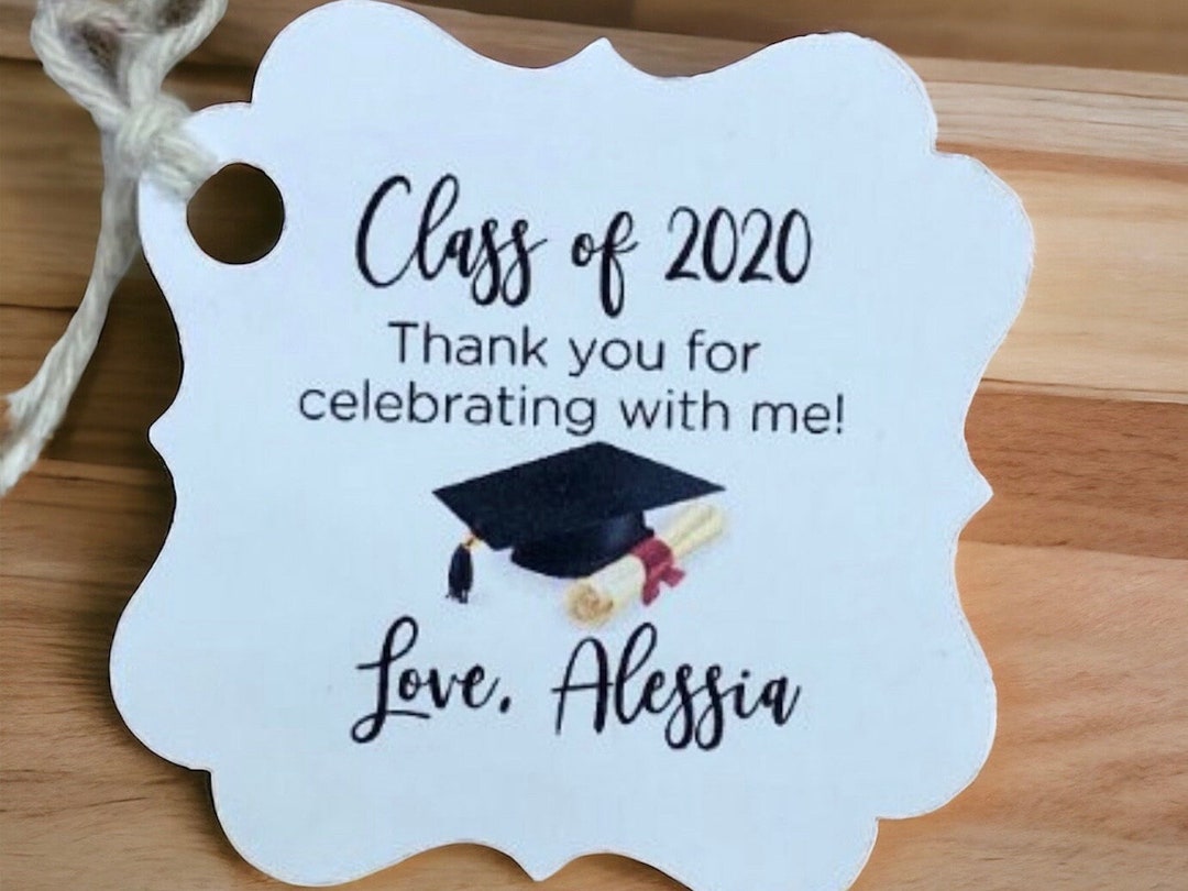 Graduation Favor Tags, Thank You Tags, Gift Tags, Graduation Tags ...