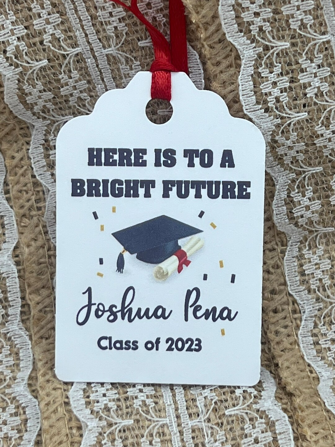 Graduation Favor Tags Bulbs Favors Bright Future TAGS - Etsy