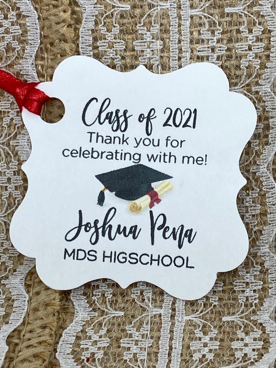 Graduation Favor Tags Thank You Tags Gift Tags Graduation | Etsy
