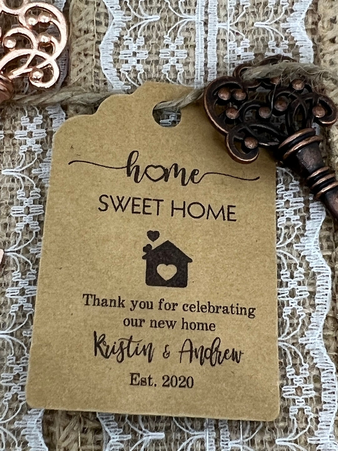 House Warming Favor Tags, Housewarming Party, Thank You Tags, Favor ...