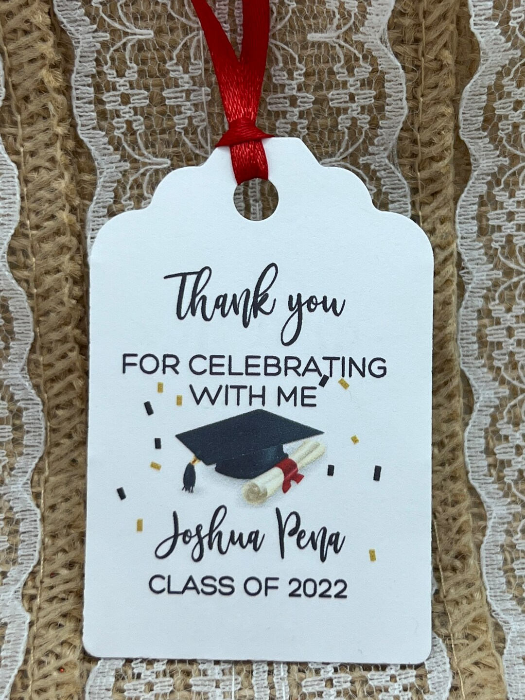 Graduation Favor Tags Thank You Tags Gift Tags Graduation - Etsy