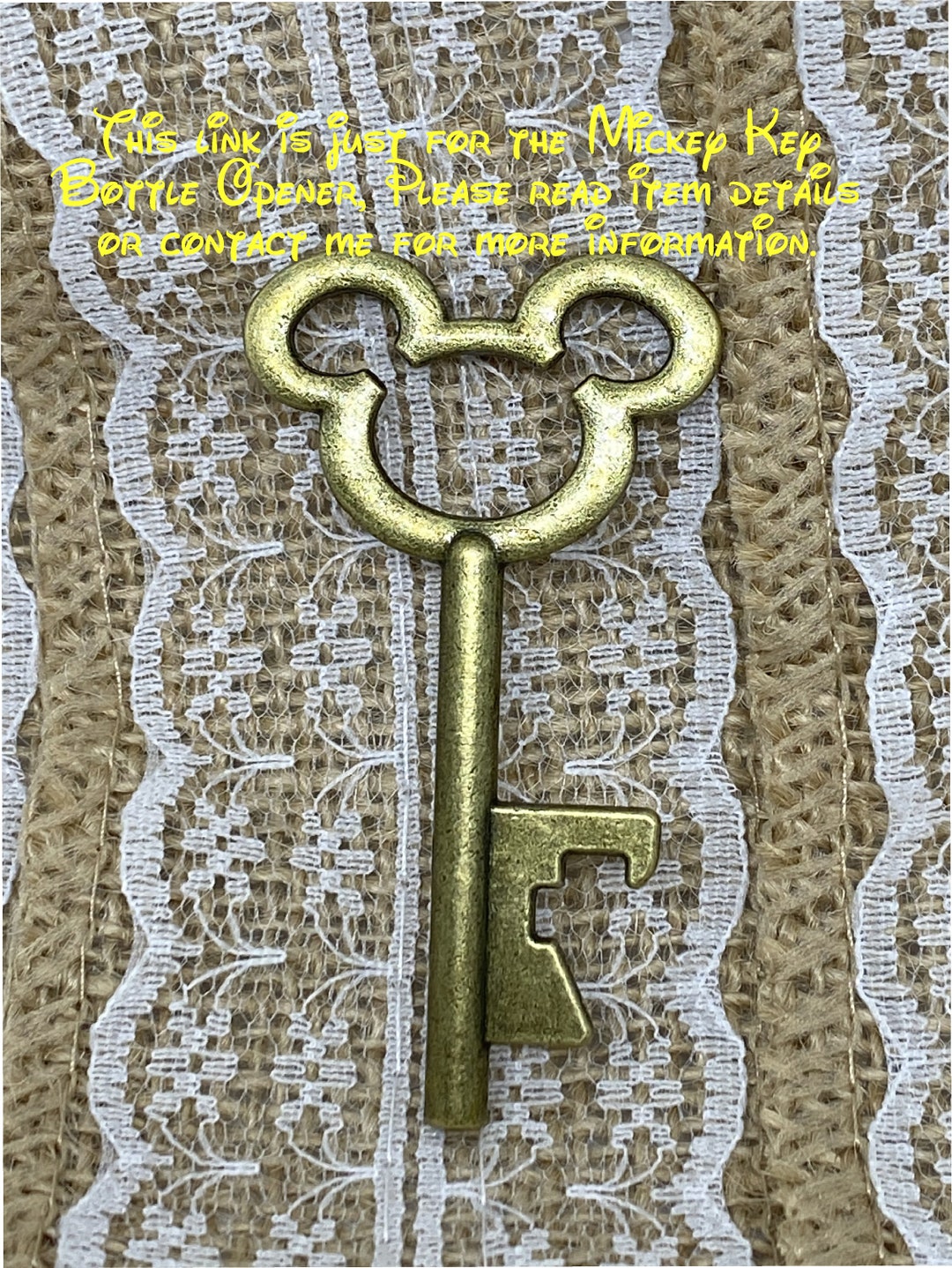 Mickey Key Bottle Opener, Mickey's Key, Cute Mickey Shape Key, Key ...