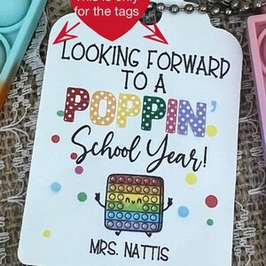 Pop It BACK TO SCHOOL, Fidget Poppin for Boys Girls Kids, Class ...