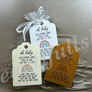 Rainbow Baby Shower Favor Tags Rainbow Cards Rainbow Baby Rainbow Baby ...