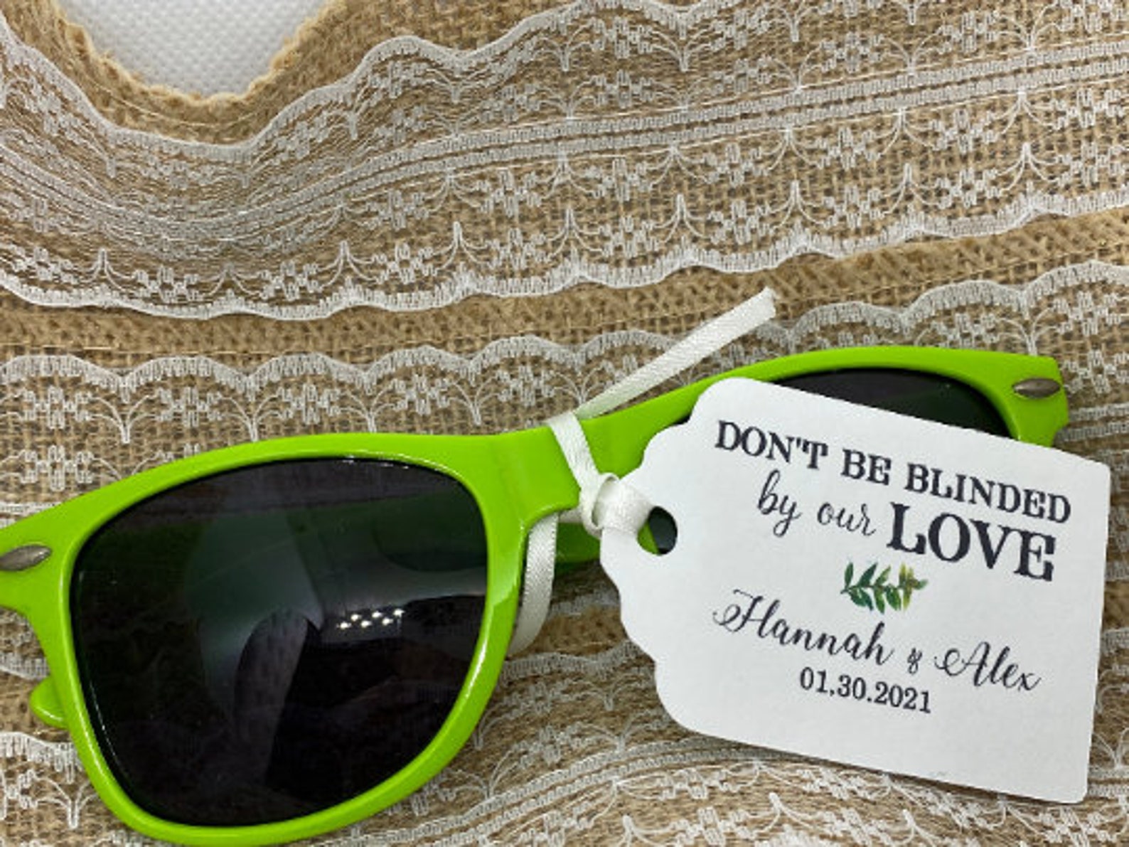 Sunglasses Favor Tags Wedding Tags Thank You Tags Favor - Etsy