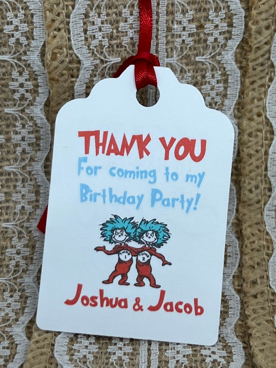 Thank You Dr Seuss Baby Shower