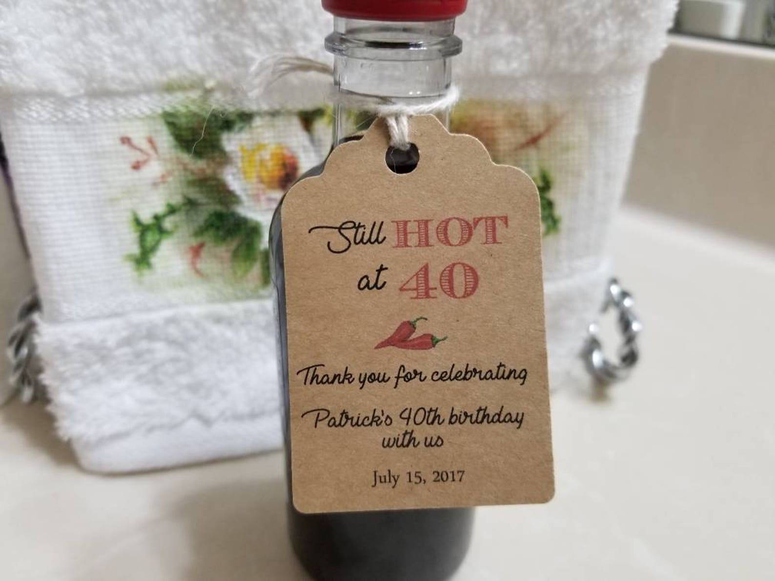 Still Hot at 40 Tags Birthday Tags Still Hot Tags Thank You - Etsy