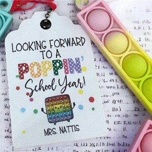 Pop It BACK TO SCHOOL, Fidget Poppin for Boys Girls Kids, Class ...