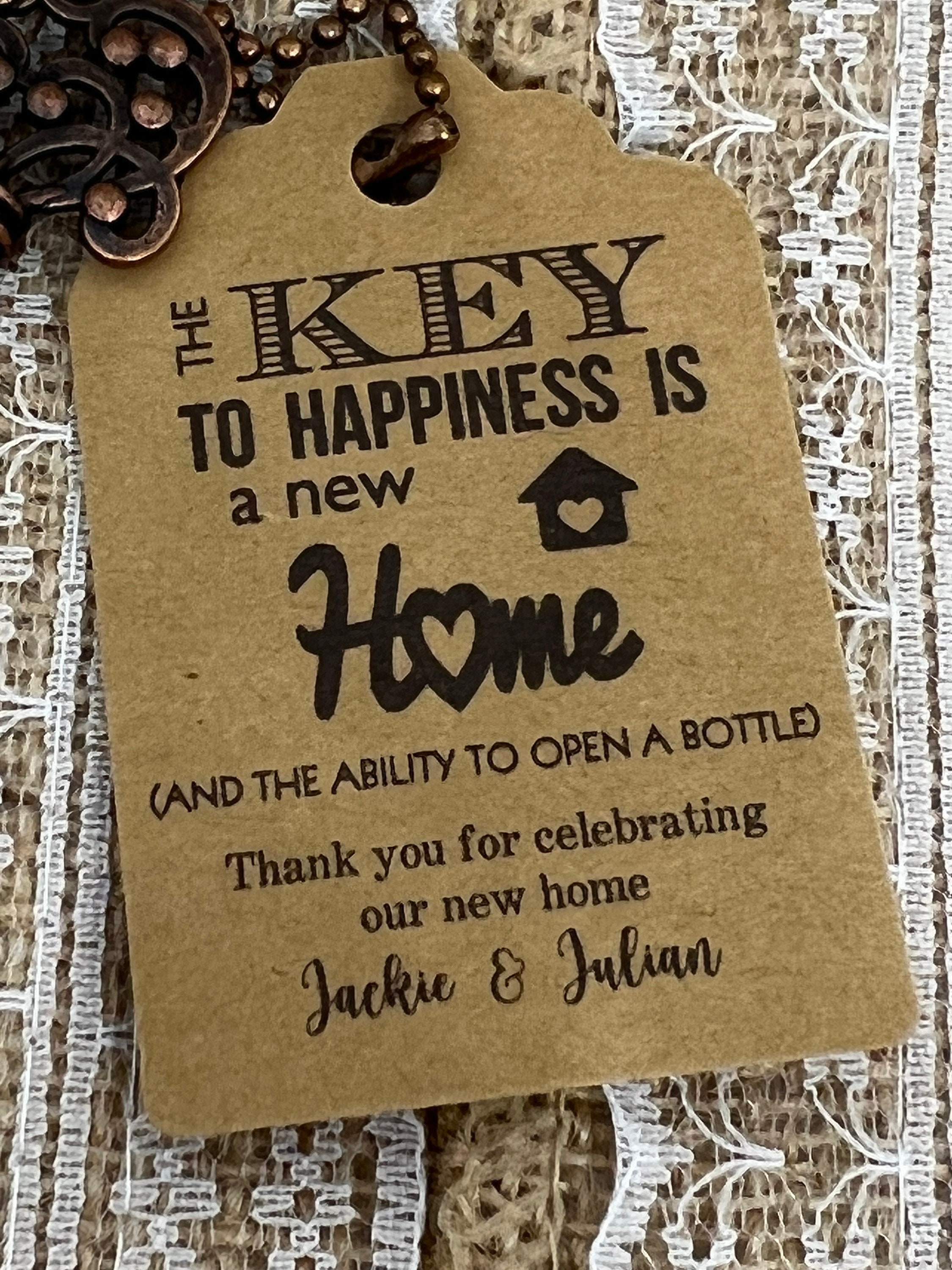 House Warming Favor Tags, Housewarming Party, Thank You Tags, Favor ...