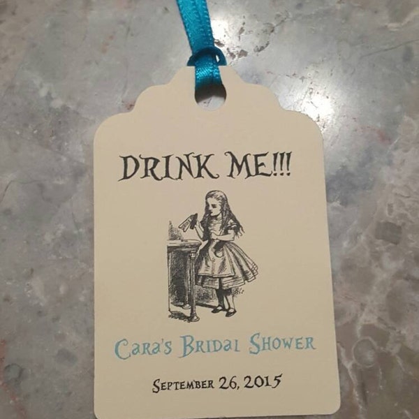 Drink Me Tags - Etsy