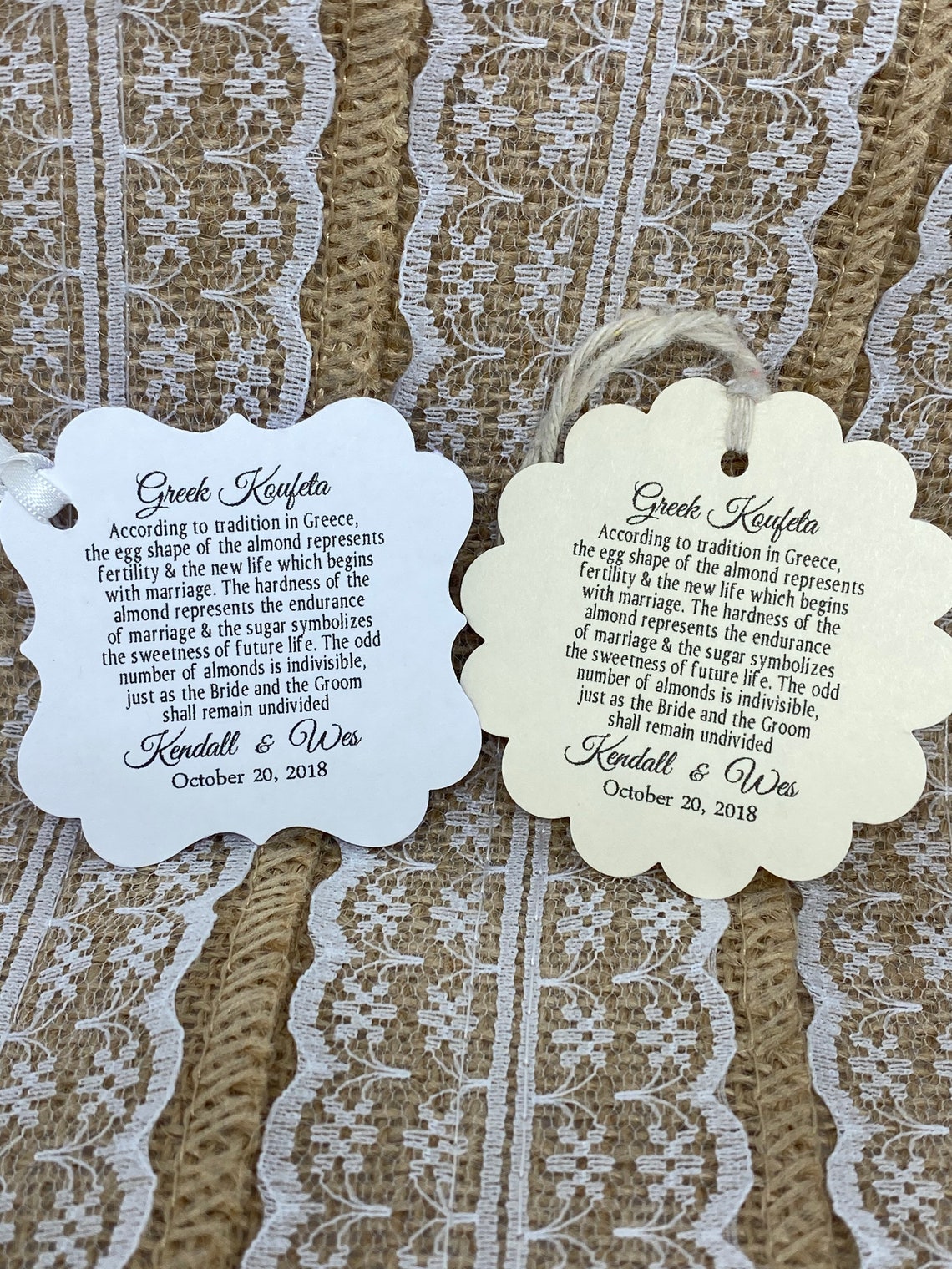 Greek Tags Wedding Tags Thank You Tags Gift Tags Bridal - Etsy