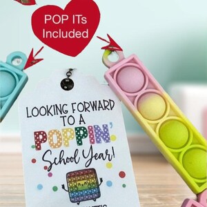 Pop It BACK TO SCHOOL, Fidget Poppin for Boys Girls Kids, Class ...