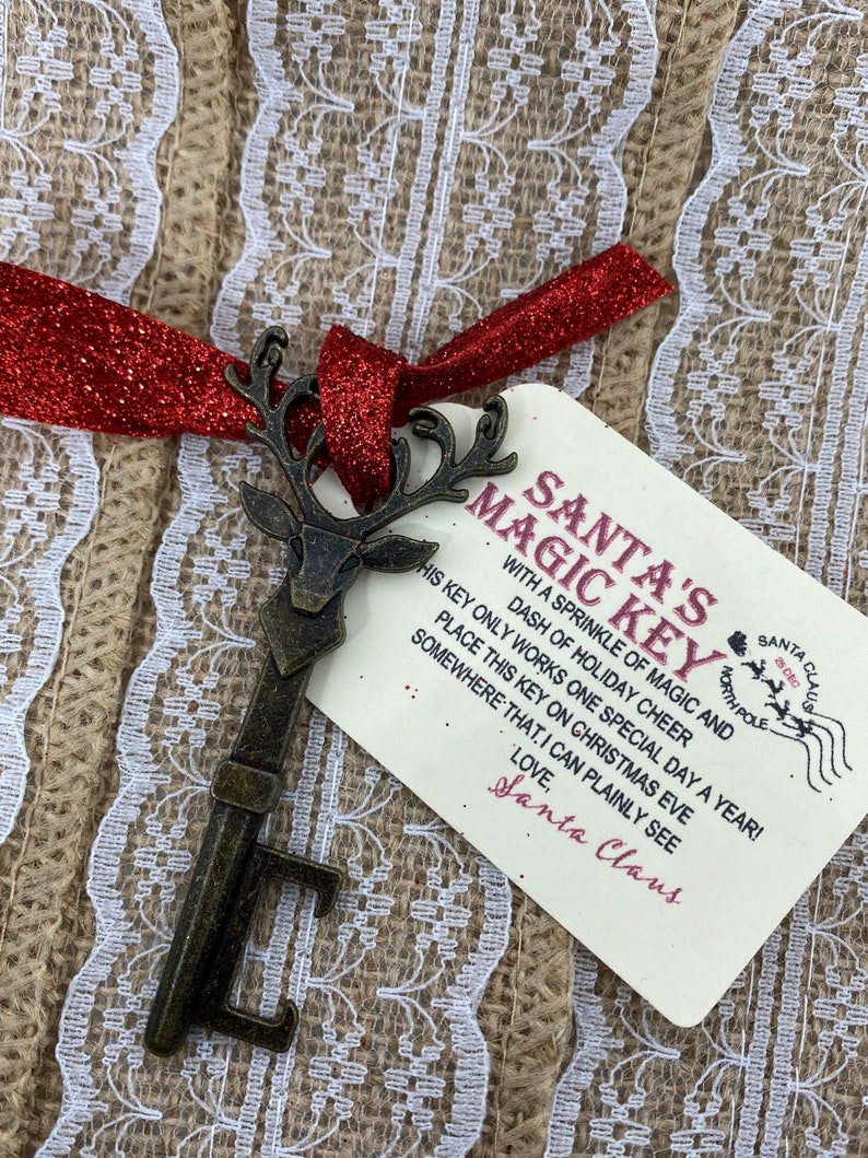 Santa's Magic Key Cute Santa's Magic Key Handmade - Etsy