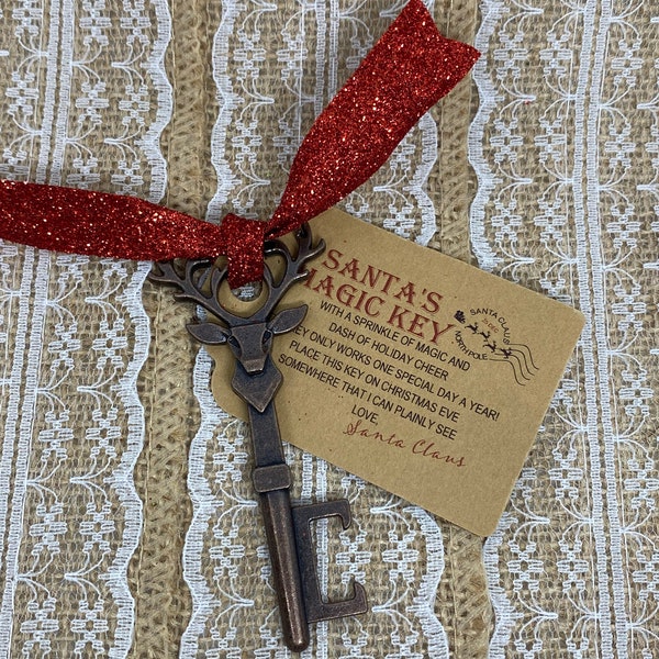 Santa Key - Etsy