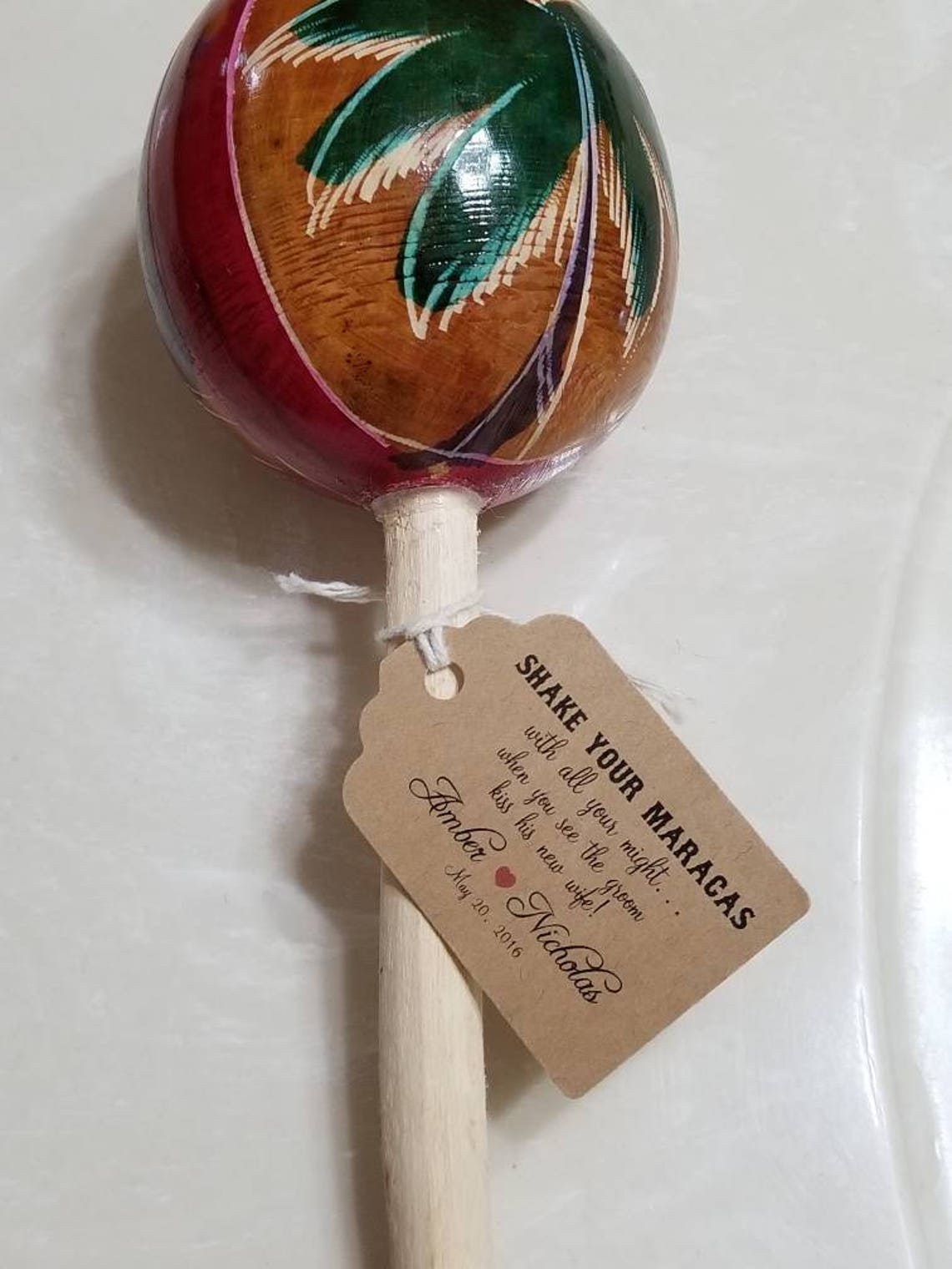 MARACAS Tags 2.5l X1.8w Wedding Tags Thank You - Etsy