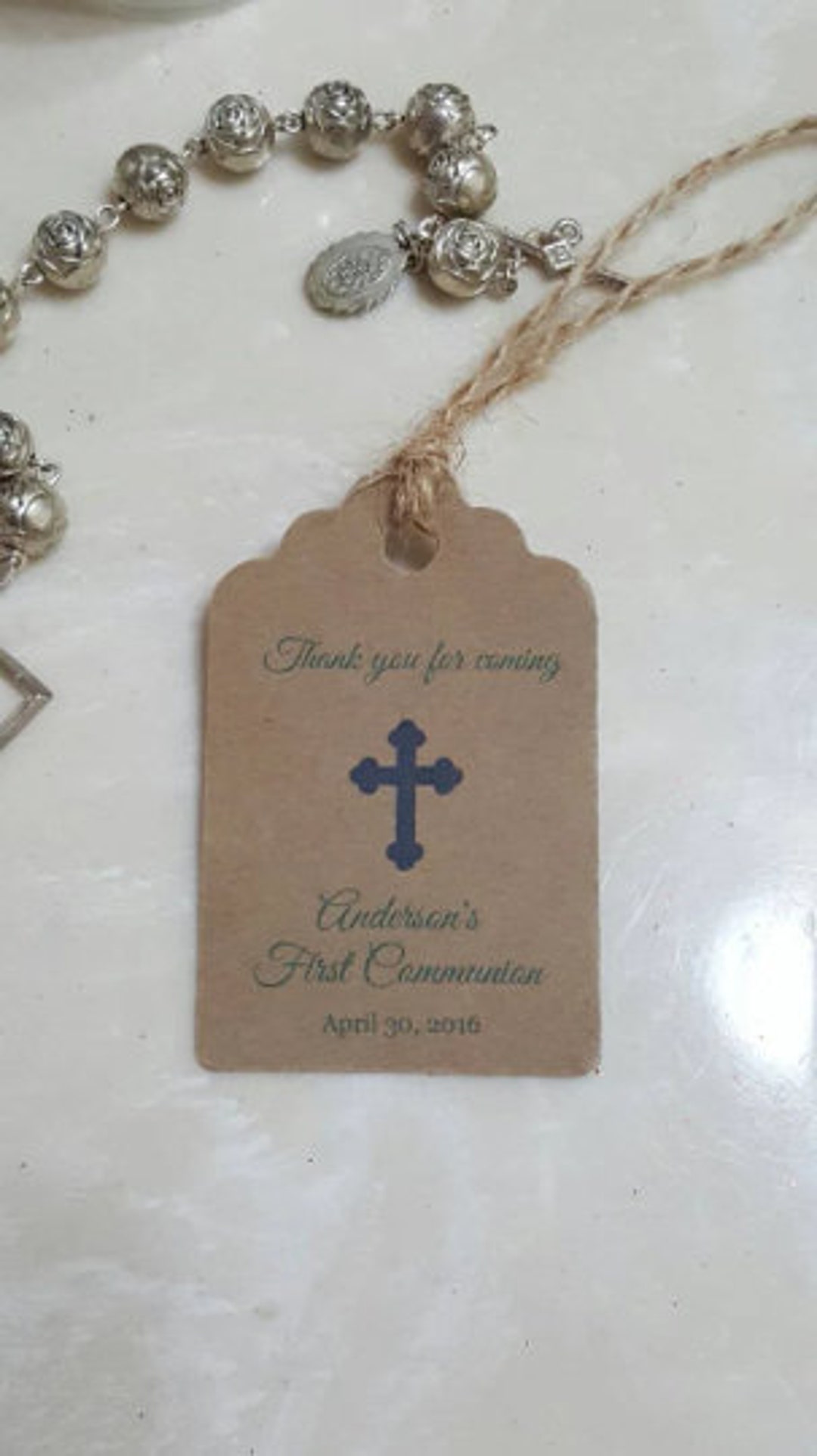 First Holy Communion Favor Tags, Communion Boy, Communion Favor Tag ...