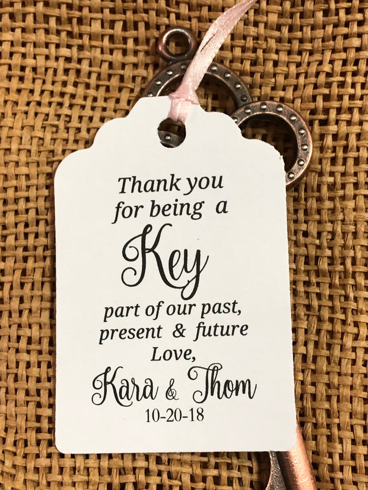 Key Favor Tags vintage key Wedding tags Thank You tags | Etsy